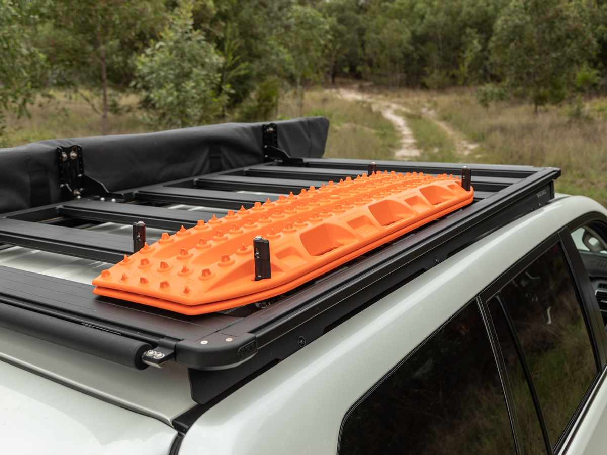Stealth Folding Maxtrax Mounts to suit ARB BASE Rack